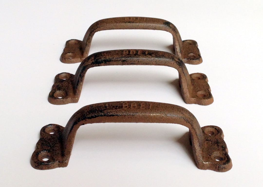 4 Barn Door Drawer Pulls Rustic Antique Vintage Rustic Decor - Etsy