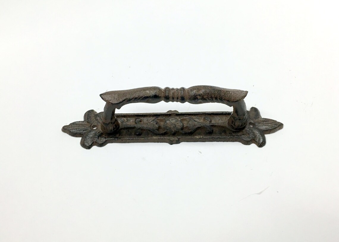 2 Farmhouse Barn Door Handles Drawer Pulls Knobs Vintage - Etsy