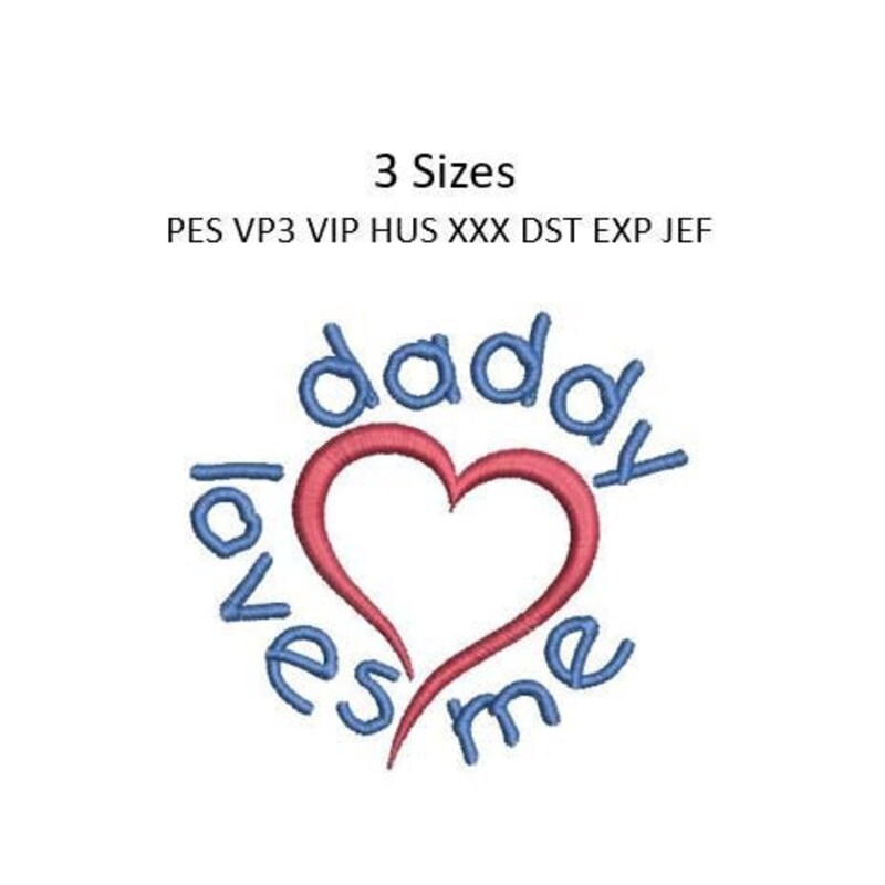 Daddy Embroidery - Etsy