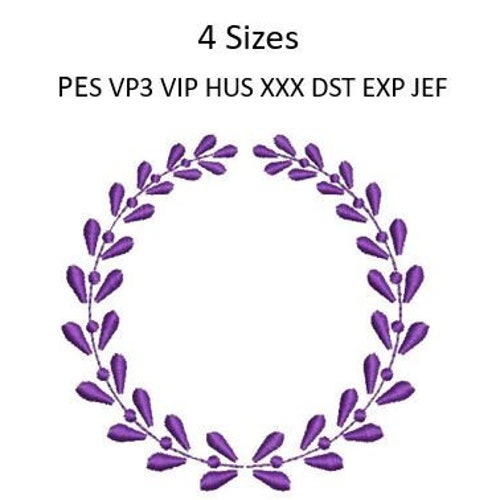 Circle Rope Machine Embroidery File Design 4x4 Inch Hoop - Etsy