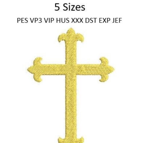 Christian Cross Embroidery Design Mini Crucifix Religious Face - Etsy