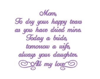 Poem embroidery | Etsy