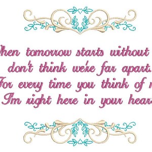 Memorial Memory Pillow Poem Embroidery Design Heirloom Machine ...