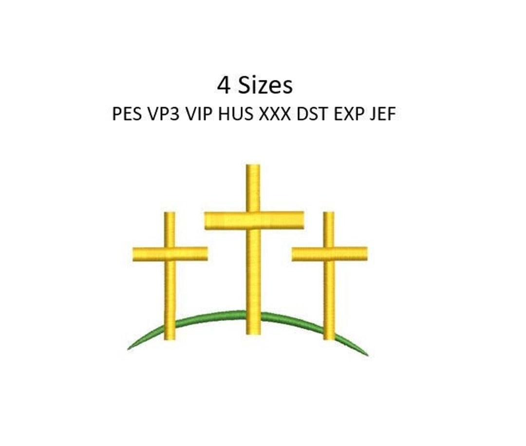 Christian Cross Embroidery Design Crucifix Religious Towel Pillow ...