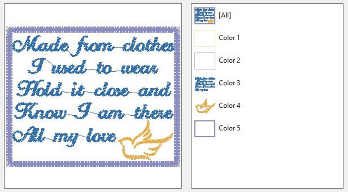 Memorial Embroidery Design Memory Patch Mom Dad Make Your Own ...