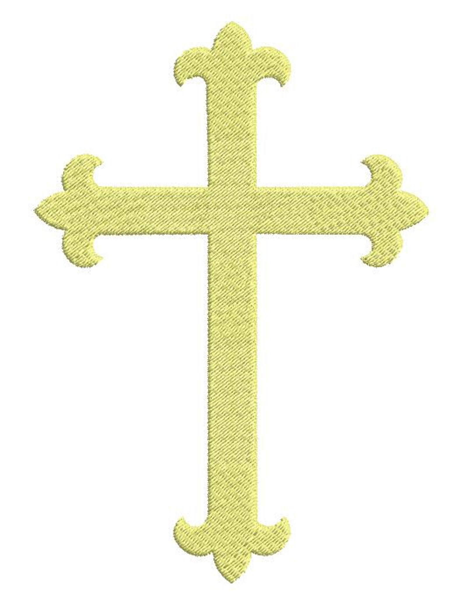 Christian Cross Embroidery Design Crucifix Religious Machine - Etsy