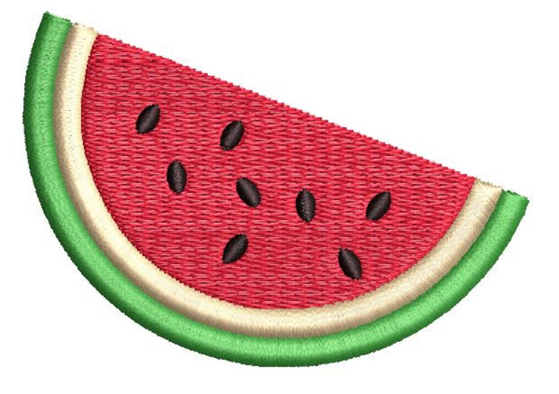 Watermelon Embroidery Design Machine Embroidery Pattern 6 - Etsy