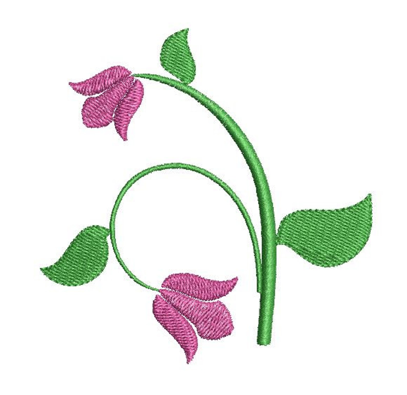 Flower Embroidery Design Tulip Machine Pattern 5 Sizes 4x4 Hoop ...