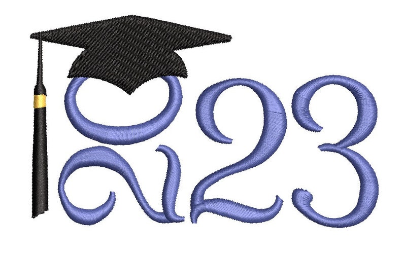 Senior Graduation Embroidery Design 2023 Graduation Machine - Etsy
