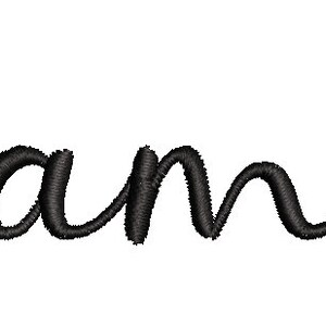 Mama Embroidery Design Heart Script Mom Mother Collar Cuff Machine ...