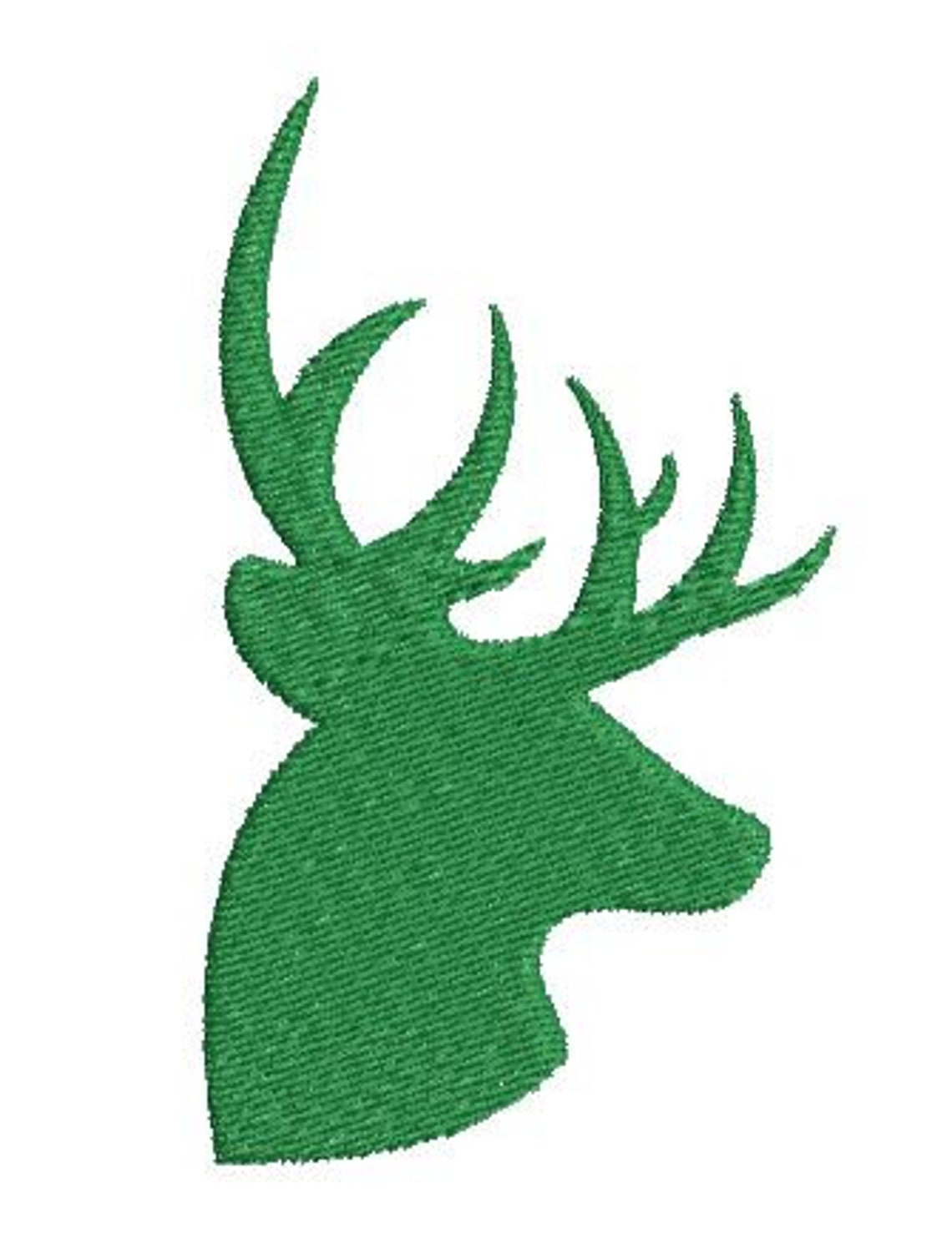Deer Head Silhouette Embroidery Design Face Mask Hunting | Etsy