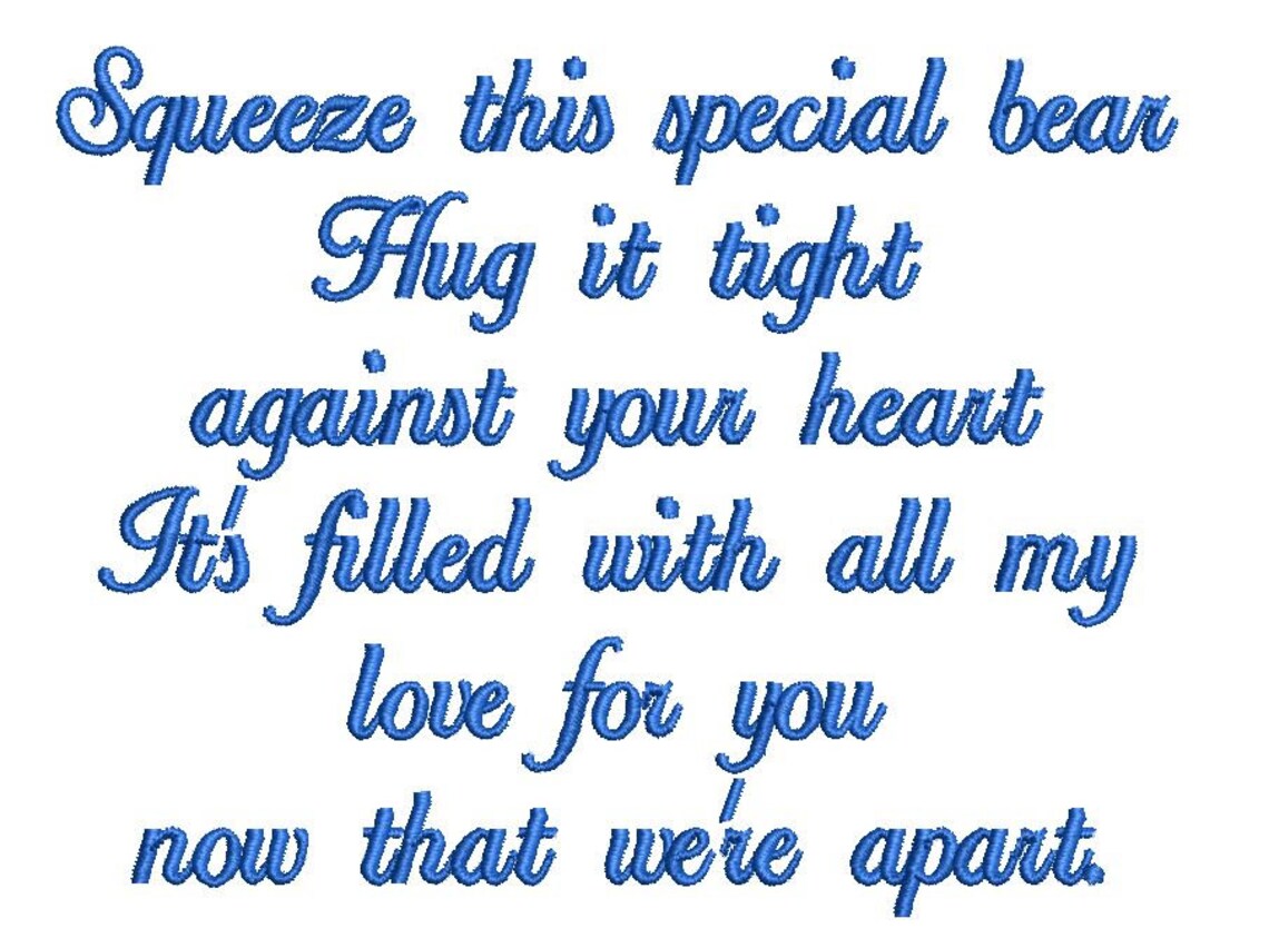 Memory Bear Embroidery Design Memorial Shirt Pillow Machine Embroidery ...