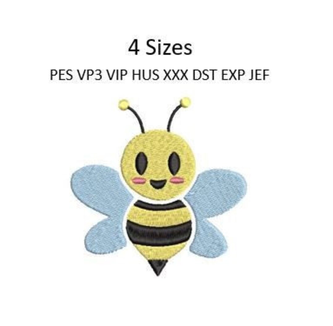 Bumble Bee Embroidery Design Baby Bee Machine Embroidery Pattern 4 ...
