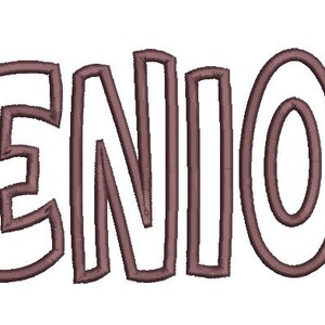 Senior Embroidery Design 2024 Graduate Graduation Sweatshirt Hoodie ...