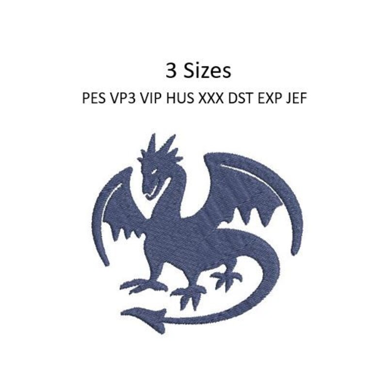 Dragon Embroidery - Etsy