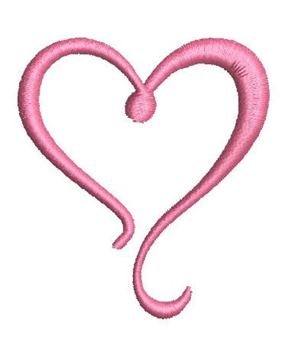 Mini Heart Outline Machine Embroidery Fancy Heart Face Mask - Etsy