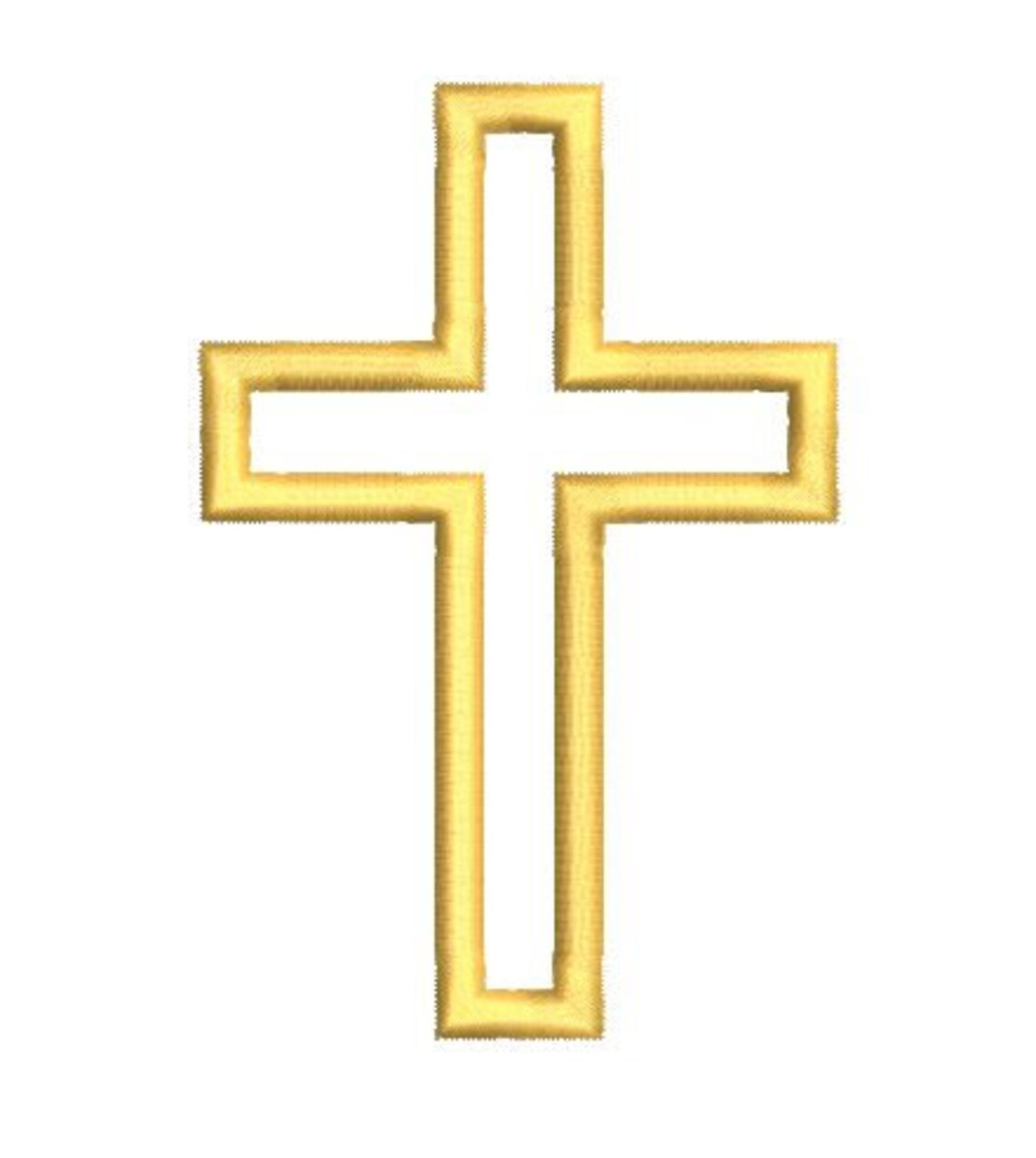 Mini Christian Cross Embroidery Design Crucifix Outline Face - Etsy