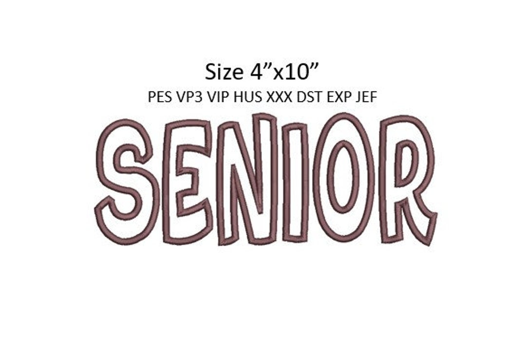 Senior Embroidery Design 2024 Graduate Graduation Sweatshirt Hoodie ...