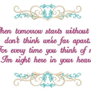 Memorial Memory Pillow Poem Embroidery Design Heirloom Machine ...