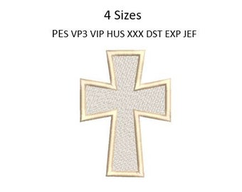 Mini Cross Embroidery Design 5 SIZES Small Embroidery - Etsy
