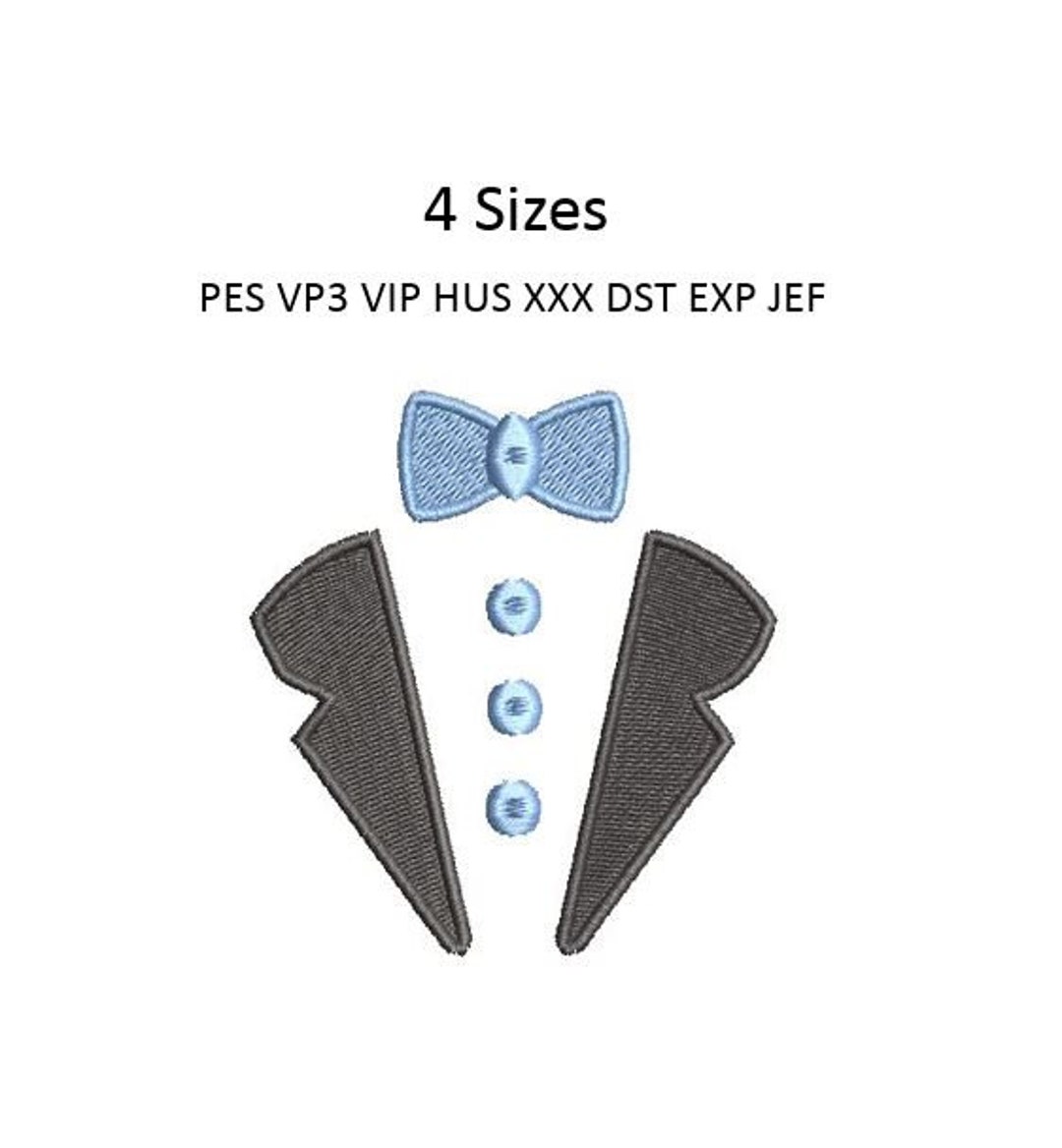 Baby Tuxedo Embroidery Design Tux Wedding Machine Embroidery Pattern ...