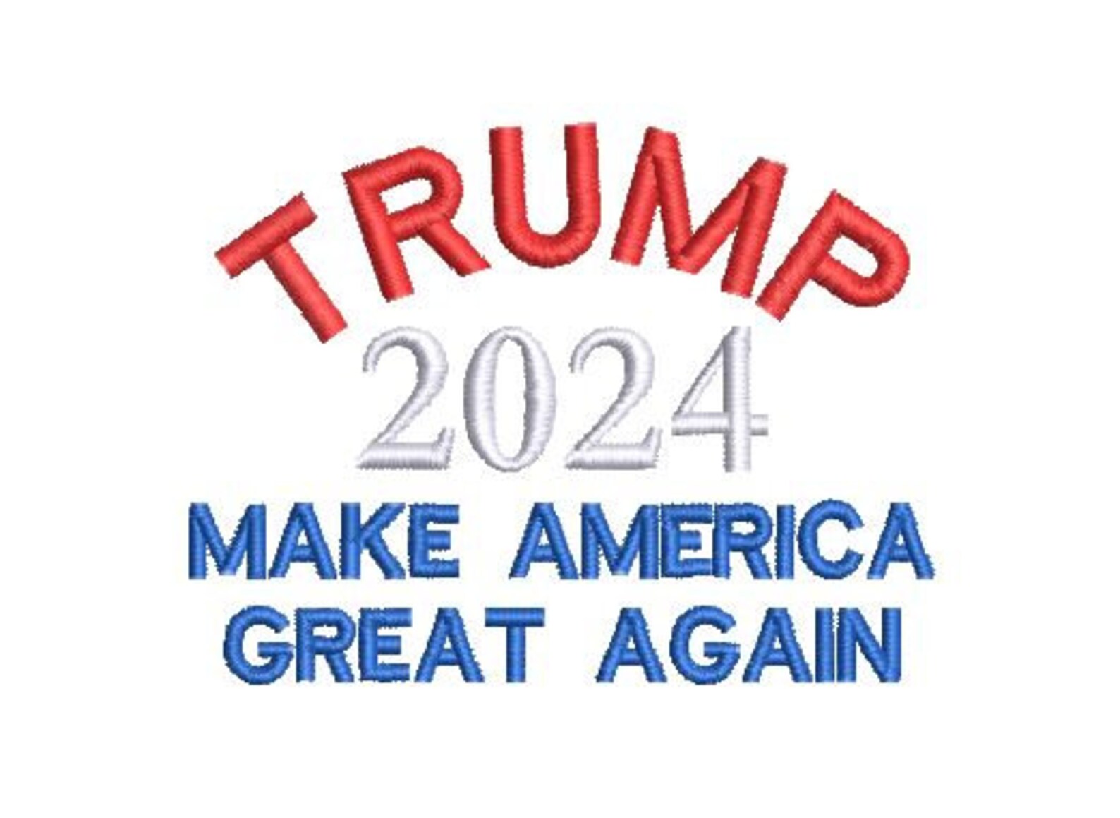Trump 2024 Make America Great Again Embroidery Design Hat MAGA | Etsy
