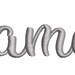 Mama Embroidery Design Heart Script Mom Mother Machine Pattern 4x4 Hoop ...