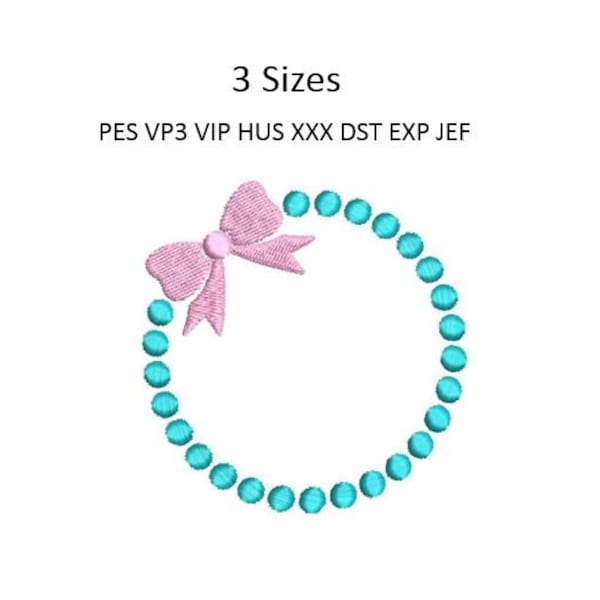 Bow Circle Monogram - Etsy