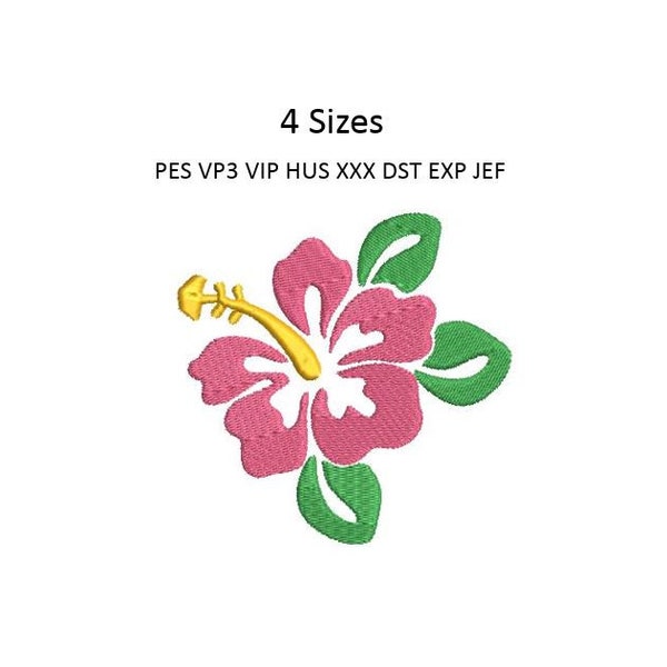 Hibiscus Embroidery - Etsy