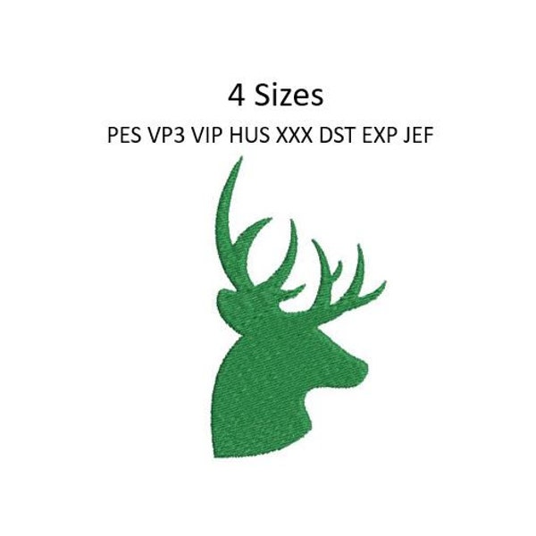 Deer Head Silhouette - Etsy