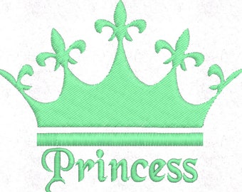 Princess embroidery | Etsy
