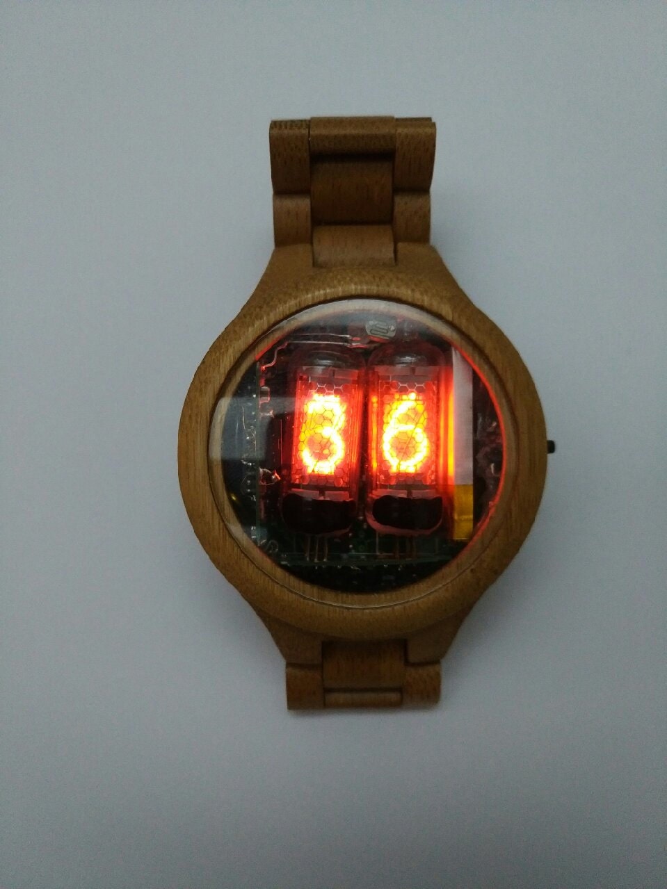 Nixie Watch in Wood Casing: - Etsy