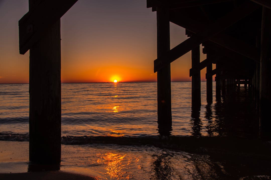 Photo / Print / Sunset / Pier / Fairhope / Alabama / Mobile Bay ...