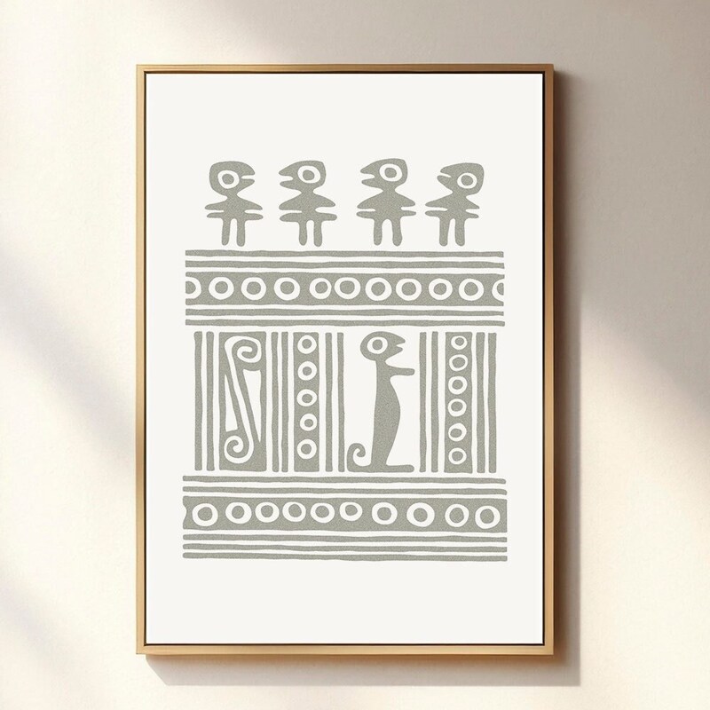 Tribal Poster - Etsy