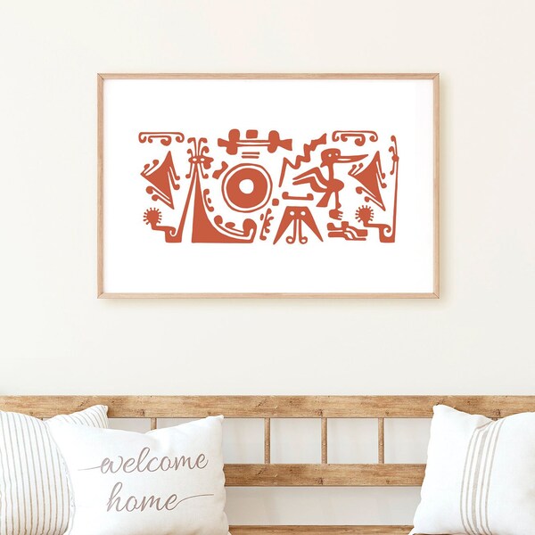 Tribal Poster - Etsy