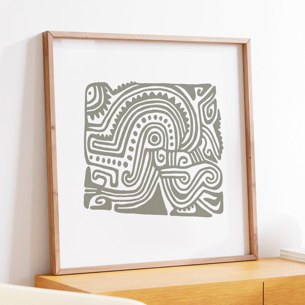 Tribal Poster - Etsy