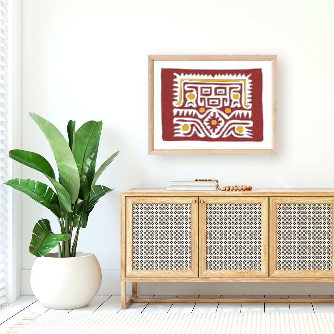 Ilustración popular de México, Póster folclórico Azteca para imprimir ...