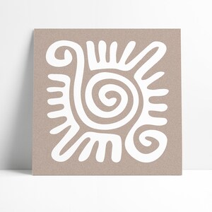 Colorful Digital Gallery Wall Set of 3, Boho Sun Posters Set, Tribal ...