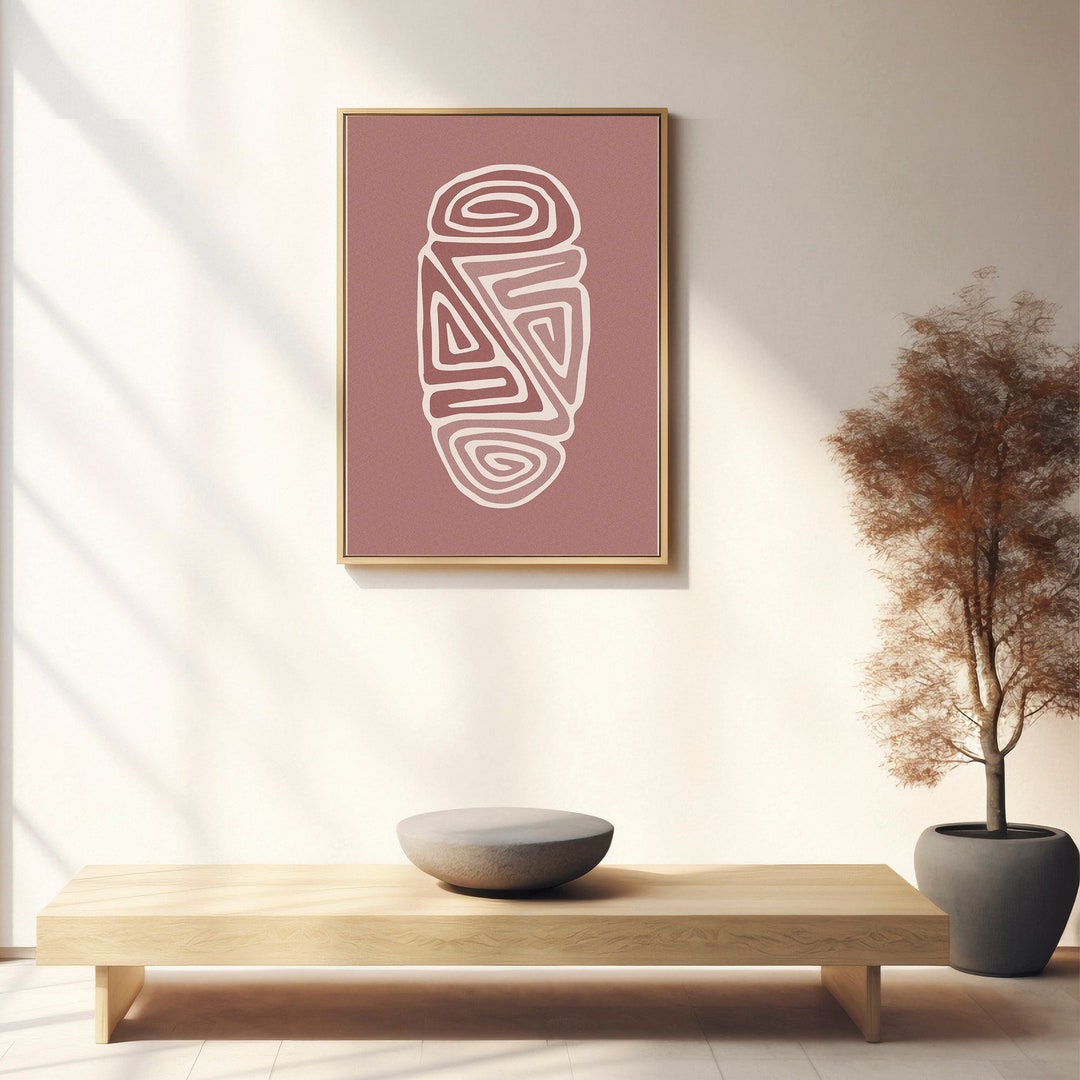 Taino Downloadable Wall Decor, Abstract Embrace Art, Big Hug Poster ...