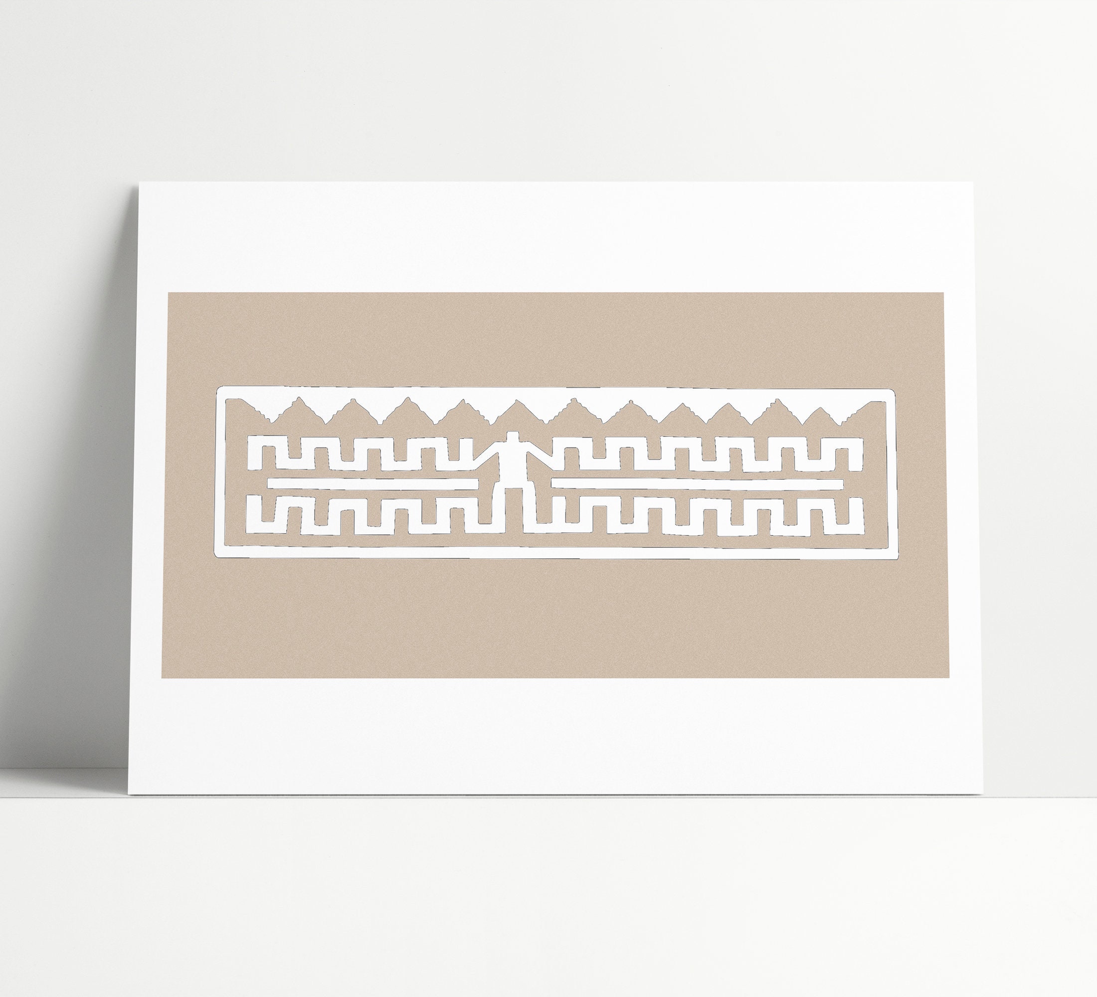 Labyrinth Printable Poster, Traditional Native American Wall Art ...