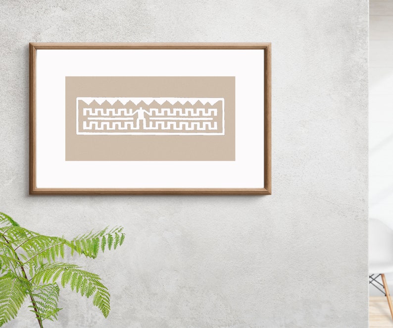 Labyrinth Printable Poster, Traditional Native American Wall Art ...