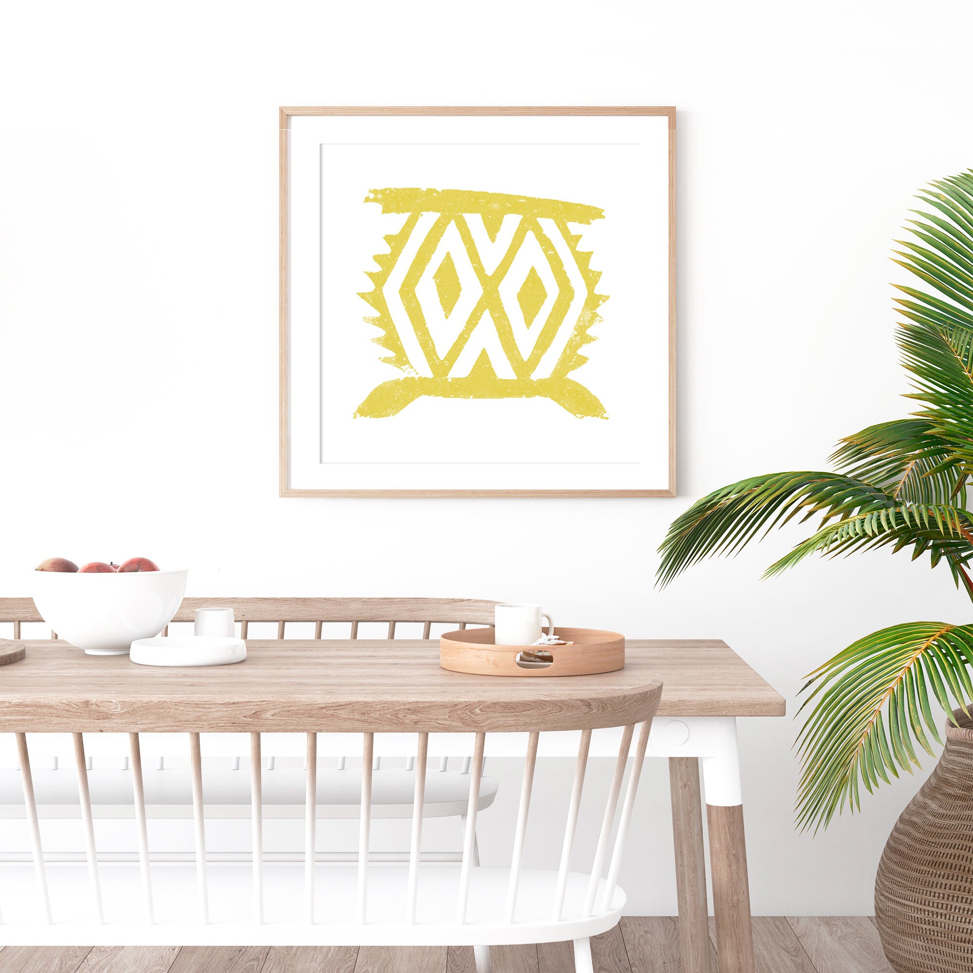 Rhombus Poster African Art Digital Download Ghana Wall | Etsy España