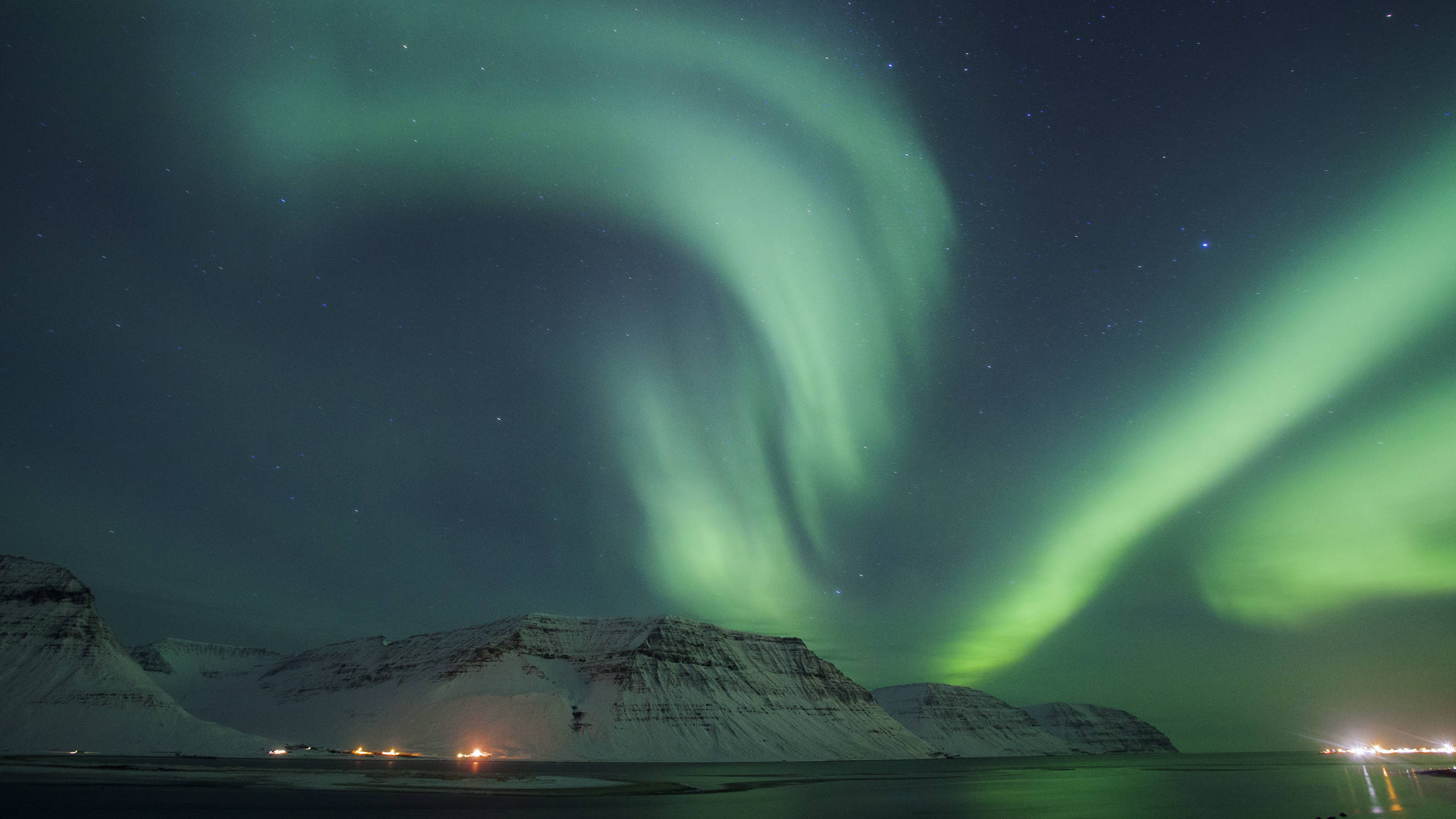 Desktop Wallpaper: Northern Lights - Etsy