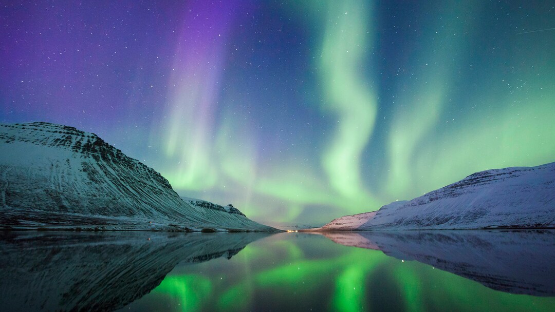 Desktop Wallpaper: Northern Lights - Etsy