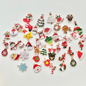 Bulk! Christmas Charm Set, Bulk! Variety Christmas Theme Charm ...