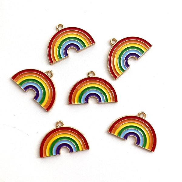 Rainbow Charm - Etsy