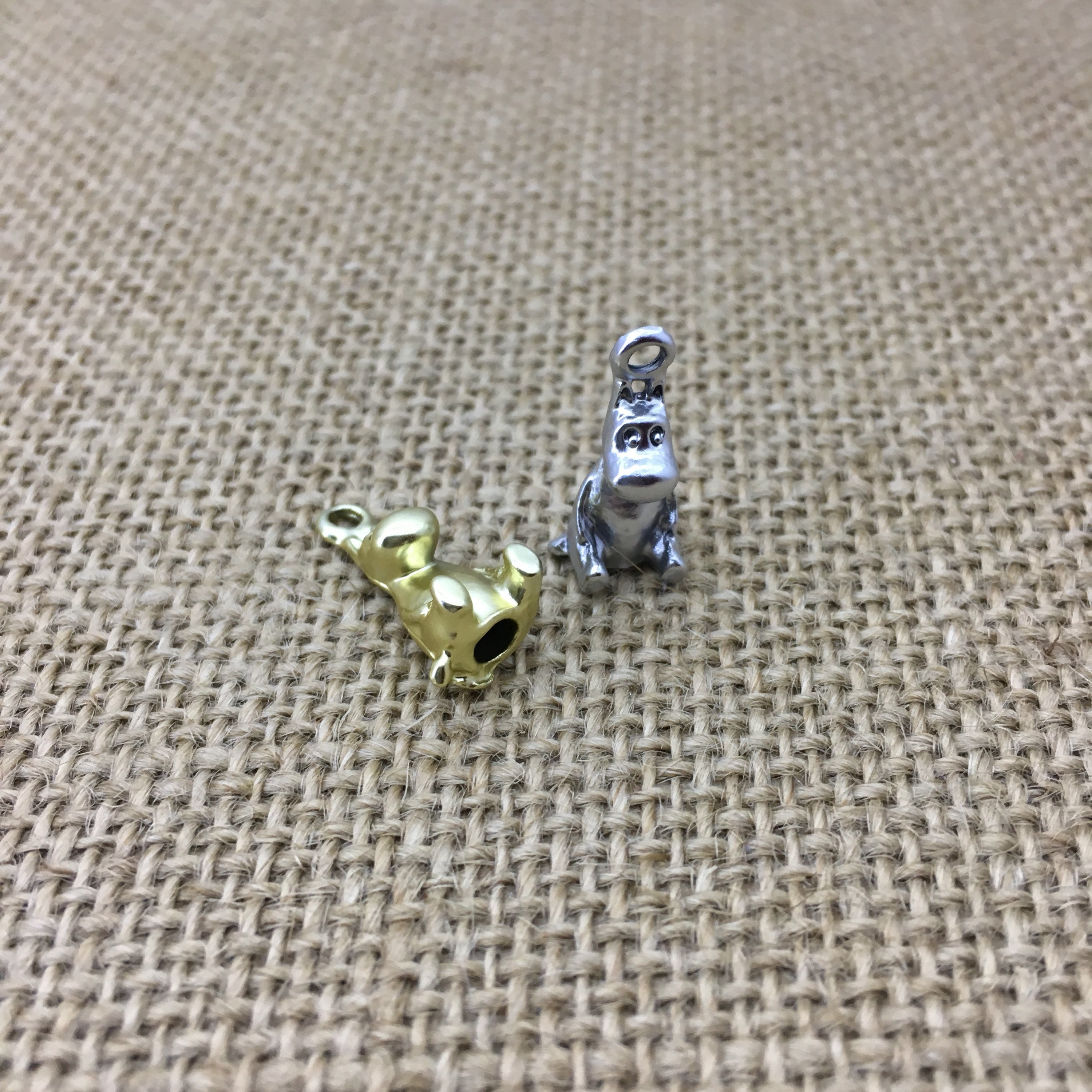 Cute Hippo Crafting Charm Little Hippo Charm 3D Animal Charm | Etsy