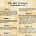 Bill of Rights US Constitution Large Laminated Magnetic Flexible Sign ...