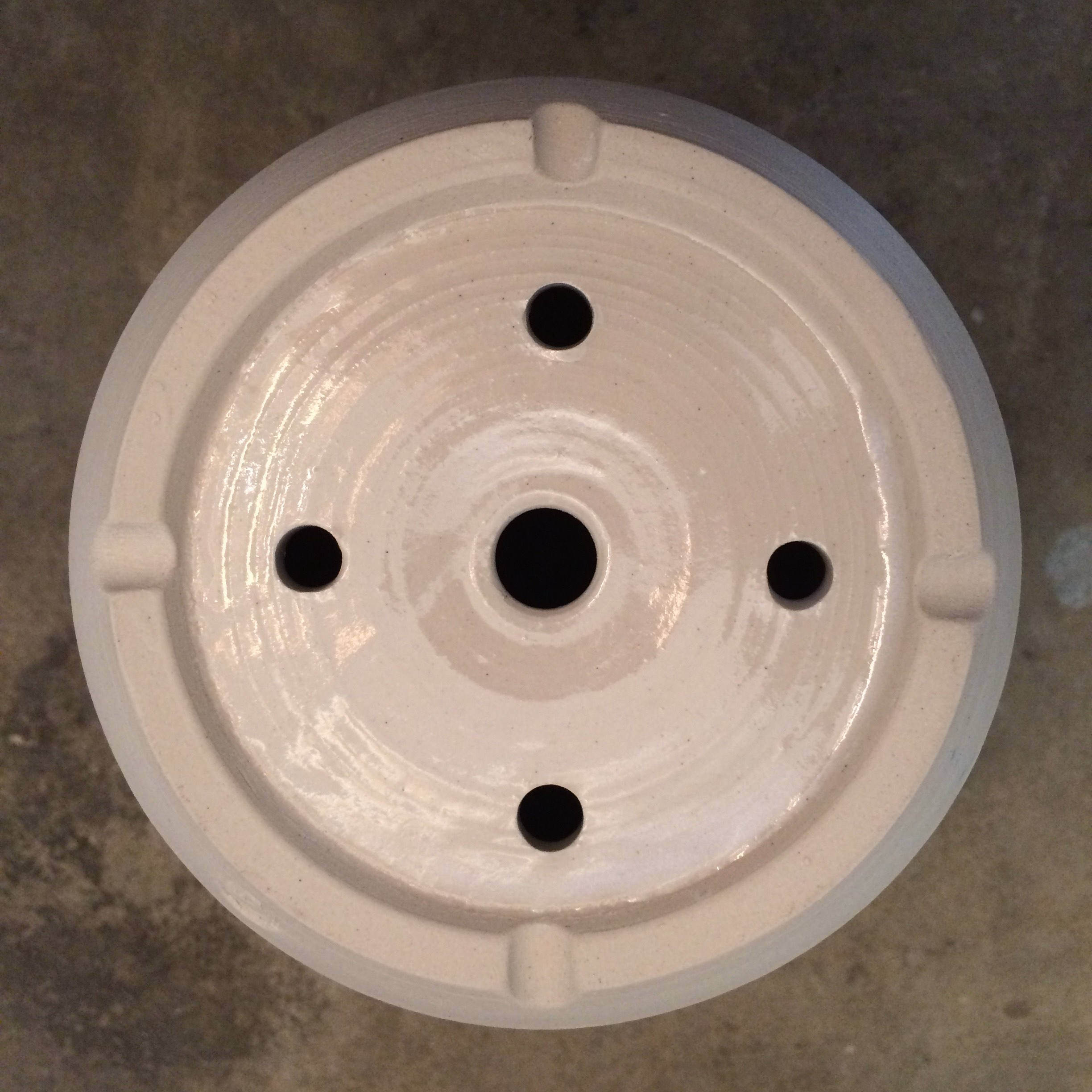 Ceramic Utensil Drainer : Stoneware Clay Handthrown Dark - Etsy