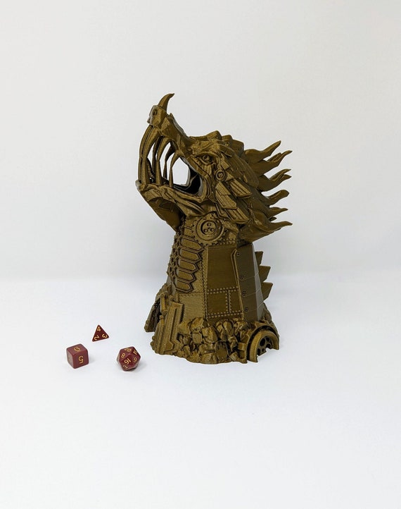 Clockwork Monster Dice Tower Dragon Dice Tower Steampunk - Etsy